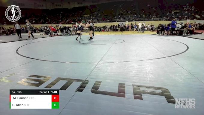 6A - 155 lbs Quarterfinal - Makaylee Cannon, PIEDMONT vs Hannah Koen ...