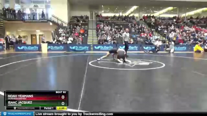 125 lbs Quarterfinal - Noah Yeamans, Ouachita Baptist vs Isaac Jacquez ...