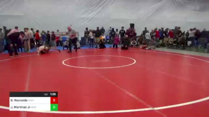 130 lbs Round Of 16 - Gaige Reynolds, Montgomery vs Josue Martinez Jr ...