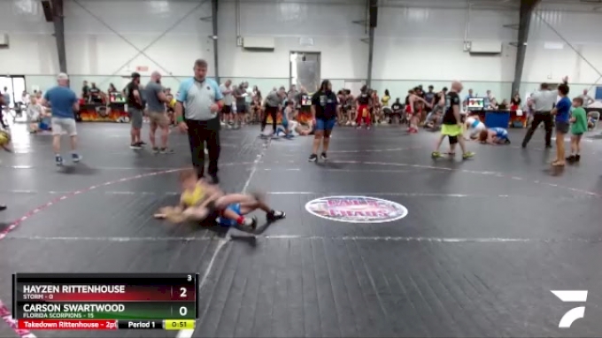 56 lbs Round 5 (6 Team) - Carson Swartwood, Florida Scorpions vs Hayzen ...