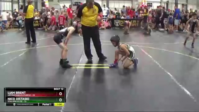 60 lbs Round 4 (6 Team) - Liam Brent, Untouchables Purple vs Nico ...