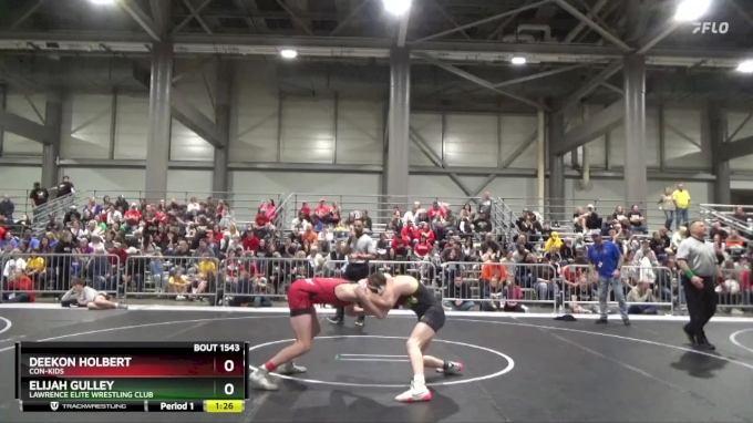 140 lbs Quarterfinal - Deekon Holbert, Con-Kids vs Elijah Gulley ...