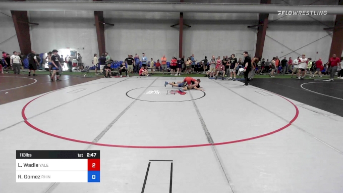 113 lbs Final - Logan Wadle, Yale Street vs Ricky Gomez, Rhino Wrestling