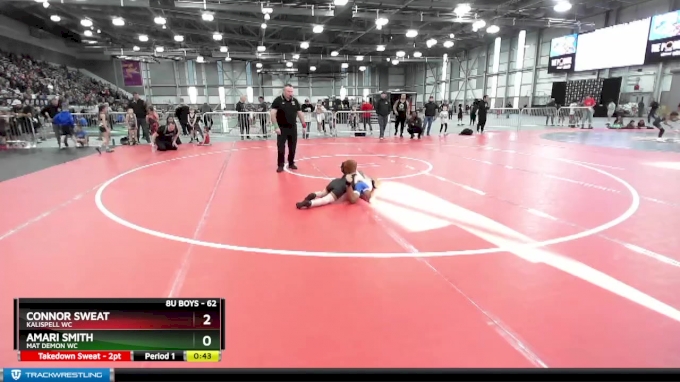62 lbs Quarterfinal - Amari Smith, Mat Demon WC vs Connor Sweat ...
