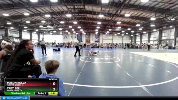 60 lbs Rd# 3 12:00pm Friday - Trey Bell, Minion Green vs Mason Kolva ...