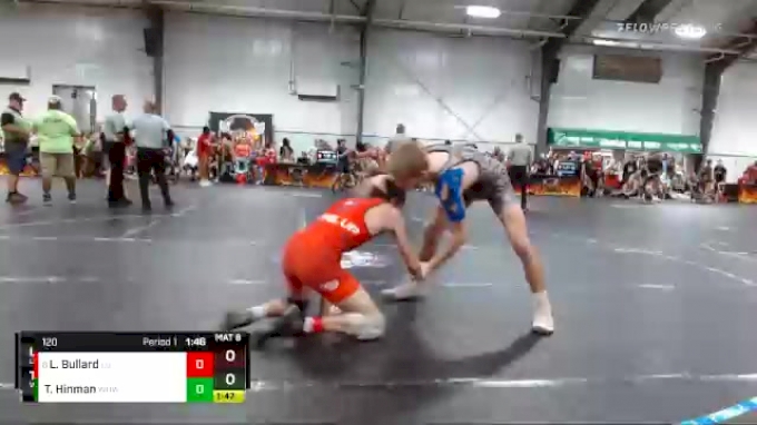 120 lbs Cons. Semi - Luke Bullard, Level Up vs Tanner Hinman, White ...