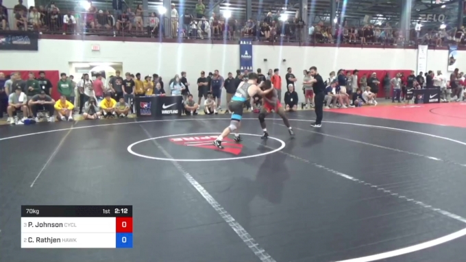 70 kg Semifinal - Paniro Johnson, Cyclone Regional Training Center C ...