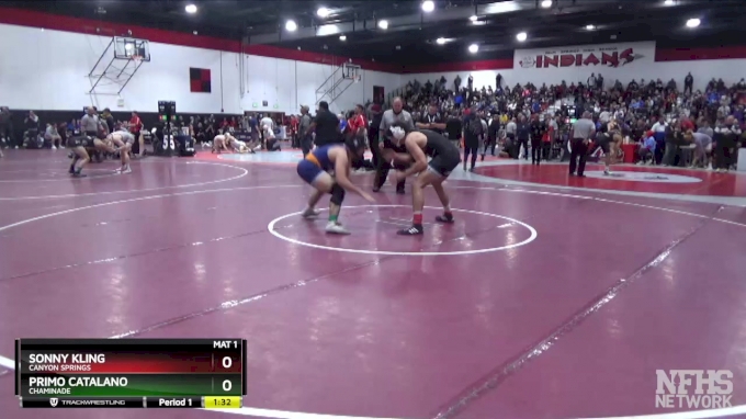 182 lbs 1st Place Match - Sonny Kling, Canyon Springs vs Primo Catalano ...