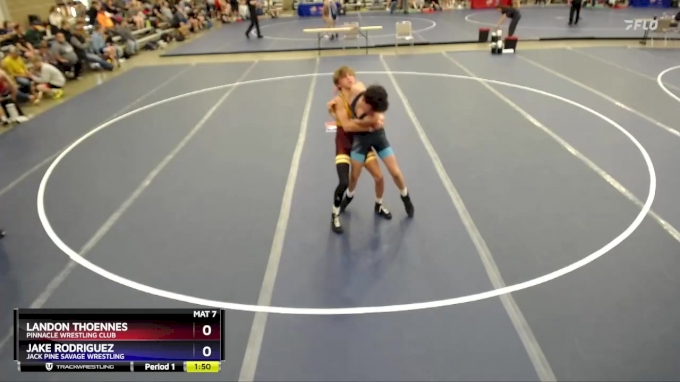 100 lbs Round 3 - Landon Thoennes, Pinnacle Wrestling Club vs Jake ...