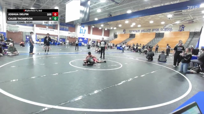 109-119 lbs Cons. Semi - Caleb Thompson, San Clemente Youth Wrestling ...