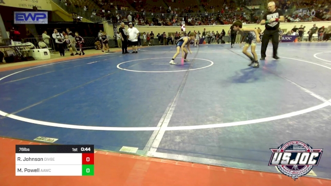 76 lbs Final - Ryker Johnson, Division Bell Wrestling vs McCoy Powell ...