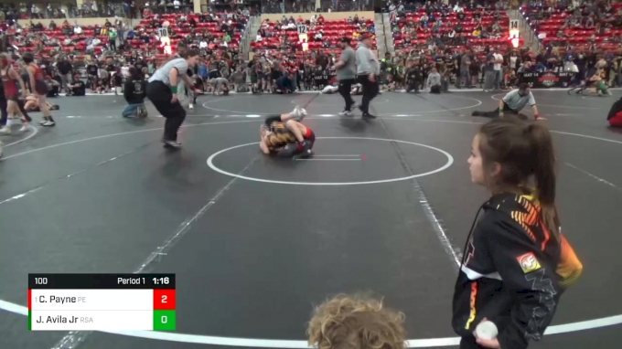 100 lbs Champ. Round 1 - Colby Payne, Pomona Elite vs Jaxon Avila Jr ...