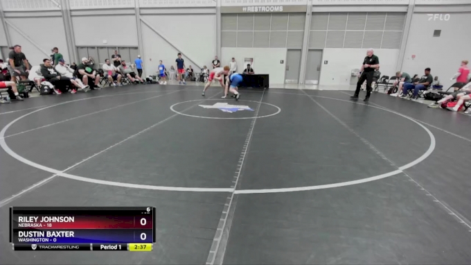 165 lbs Round 3 (8 Team) - Riley Johnson, Nebraska vs Dustin Baxter ...