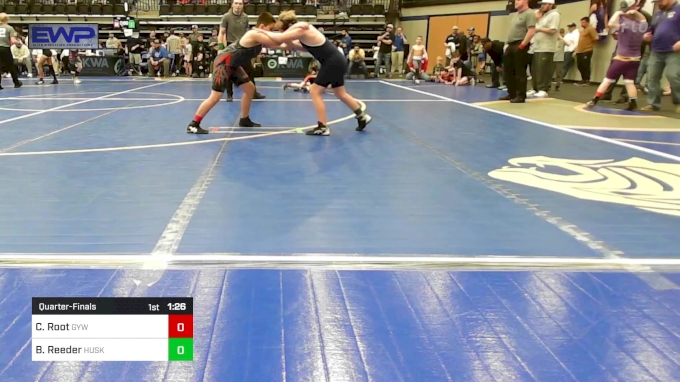 110 lbs Quarterfinal - Cooper Root, Geary Youth Wrestling vs Beau ...
