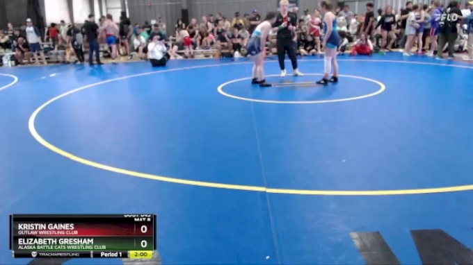 135 lbs Quarterfinal - Elizabeth Gresham, Alaska Battle Cats Wrestling ...
