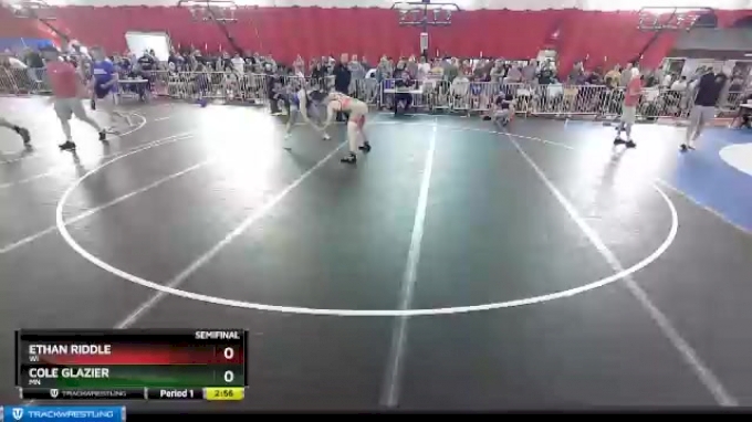 170 lbs Semifinal - Ethan Riddle, WI vs Cole Glazier, MN