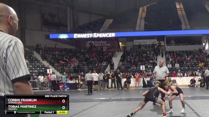 80 lbs 3rd Place Match - Tobias Martinez, Triumph vs Corbin Franklin ...