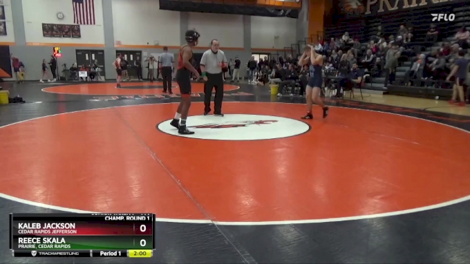 144 lbs Champ. Round 1 - Kaleb Jackson, Cedar Rapids Jefferson vs Reece ...