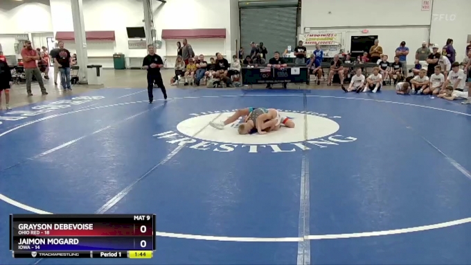 114 lbs Placement Matches (8 Team) - Grayson Debevoise, Ohio Red vs ...