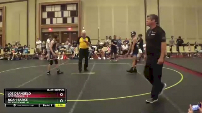 108 lbs Quarterfinals (8 Team) - Joe Deangelo, Elite Wrestling vs Noah ...