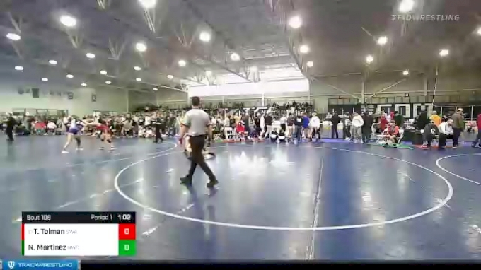 120 lbs Cons. Round 2 - Tanner Tolman, Sanderson Wrestling Academy vs ...