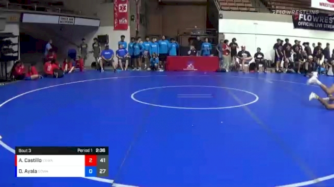 106 lbs Round 1 (16 Team) - Anthony `tay` Castillo, CVWA vs Denzel ...