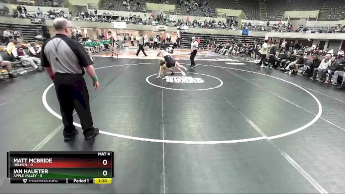 152 lbs Finals (8 Team) - Ian Haueter, Apple Valley vs Matt McBride, Holmen