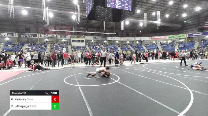 95 lbs Round Of 16 - Karver Peasley, Omak Wrecking Crew Wrestling vs ...