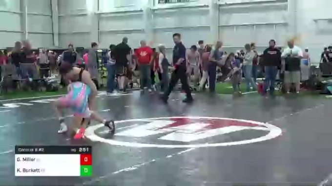 E-139 lbs Consi Of 8 #2 - Gabriel Miller, IN vs Kobi Burkett, PA