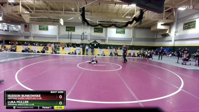 40 lbs 5th Place Match - Luka Muller, Sheridan Wrestling Club vs Hudson ...