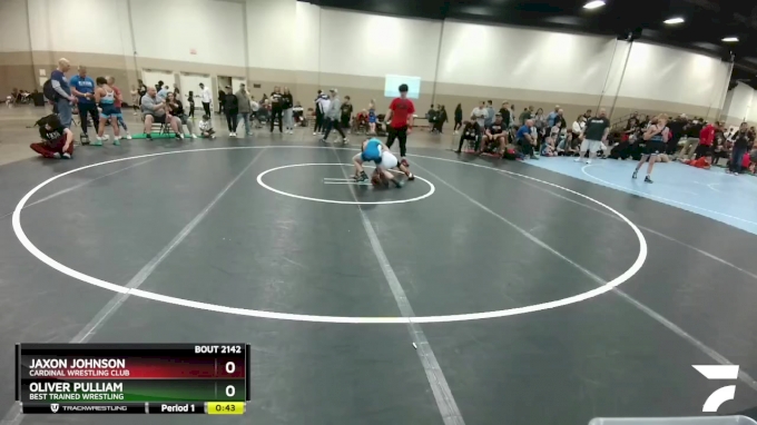 97 lbs Semifinal - Oliver Pulliam, Best Trained Wrestling vs Jaxon ...