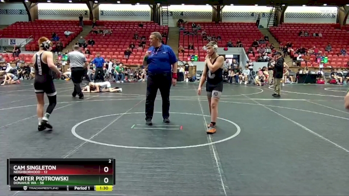 130 lbs Semis (4 Team) - Cam Singleton, Neighborhood vs Carter ...