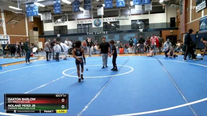 57-63 lbs Round 1 - Daxton Barlow, Roy Wrestling Club vs Noland Moss Jr ...