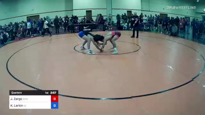 65 kg Quarters - Joseph Zargo, Rhino Wrestling LLC vs Kaleb Larkin, Arizona