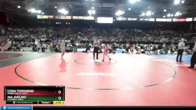 G 100 lbs Semifinal - Lydia Townsend, Marsh Valley Girls vs Nia Avelino ...