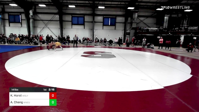 141 lbs Consi Of 16 #2 - Kellen Horst, Wesleyan vs Ayden Cheng, Western ...