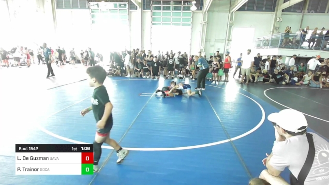 65 lbs Semifinal - Logan De Guzman, Savage House WC vs Pierce Trainor ...