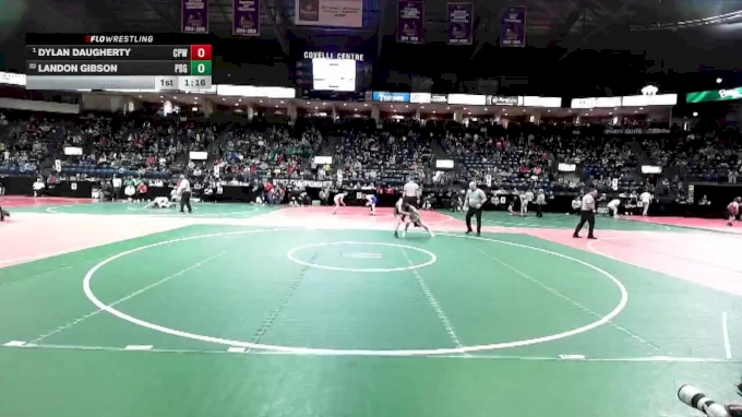 95 lbs Champ. Round 1 - Dylan Daugherty, CPWA vs Landon Gibson, PBG1