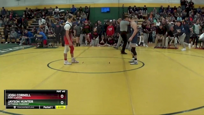120 lbs Champ. Round 2 - Jayson Hunter, KETTERING FAIRMONT vs Josh ...