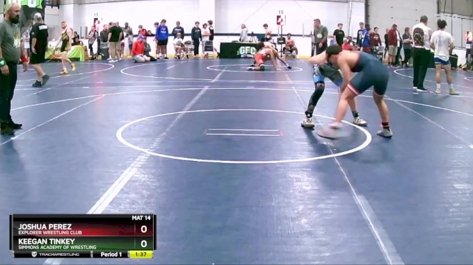 135 lbs Champ. Round 1 - Joshua Perez, Explorer Wrestling Club vs ...