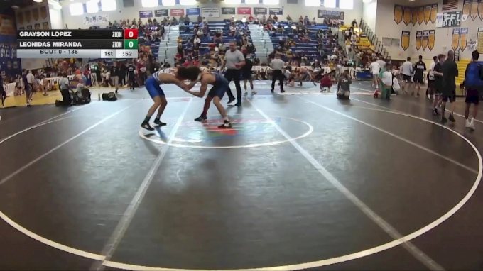 138 lbs Cons. Round 4 - Leonidas Miranda, Jesuit vs Grayson Lopez, Land ...