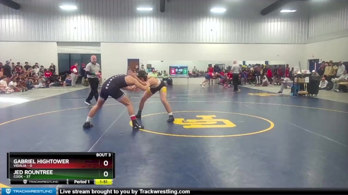 165 lbs Round 1 (16 Team) - Gabriel Hightower, Vidalia vs Jed Rountree ...