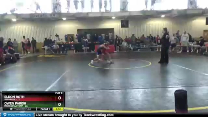 71 lbs Placement Matches (8 Team) - Eldon Roth, Wisconsin vs Owen ...