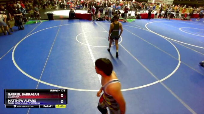 175 lbs Champ. Round 2 - Gabriel Barragan, California vs Matthew Alfaro ...