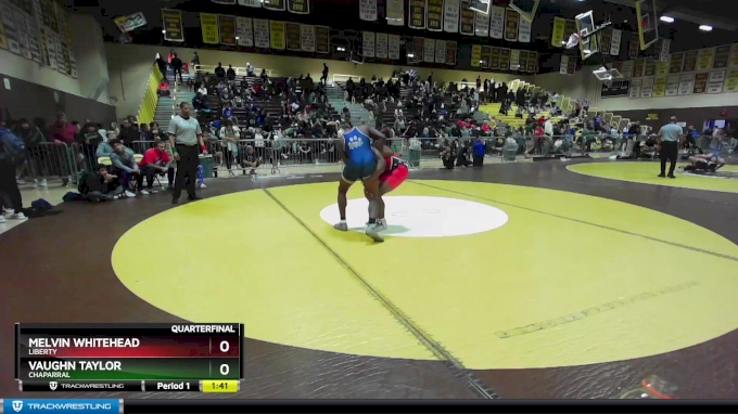 220 lbs Quarterfinal - Melvin Whitehead, Liberty vs Vaughn Taylor ...