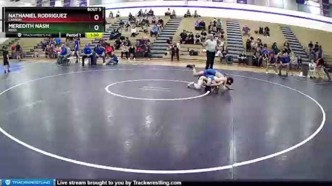 120 lbs Champ. Round 1 - Meredith Nash, Reed vs Nathaniel Rodriguez, Carson