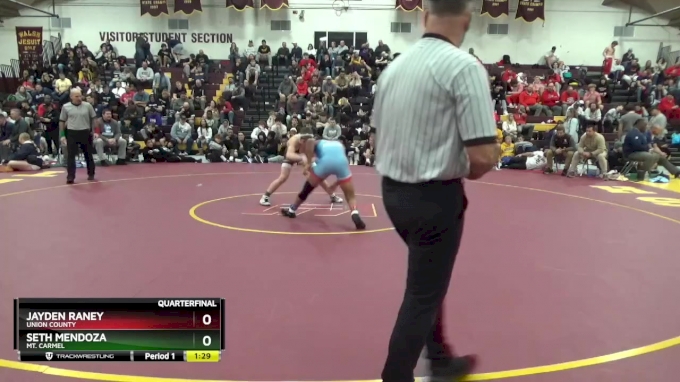 126 lbs Quarterfinal - Jayden Raney, Union County vs Seth Mendoza, Mt ...