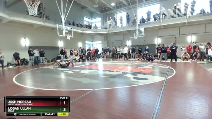 190 lbs Champ. Round 2 - Josh Moreau, West Valley (Spokane) vs Logan ...
