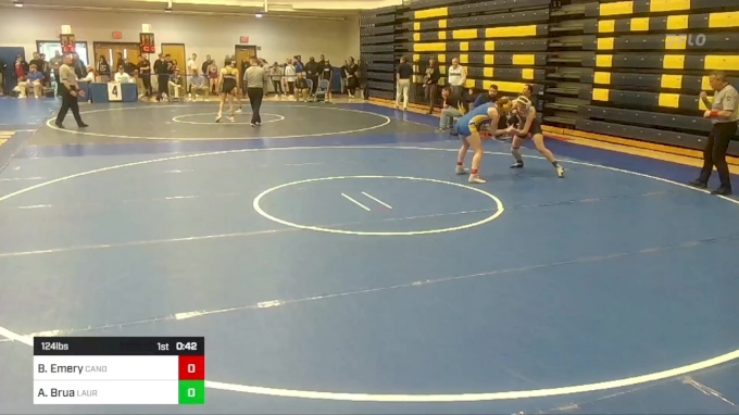 124 lbs Consy-4 - Bailey Emery, Canon-McMillan vs Alexis Brua, Laurel