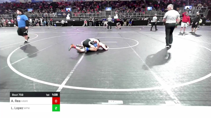 110 lbs Consolation - Adam Rea, Hawkins House Elite vs Logan Lopez ...